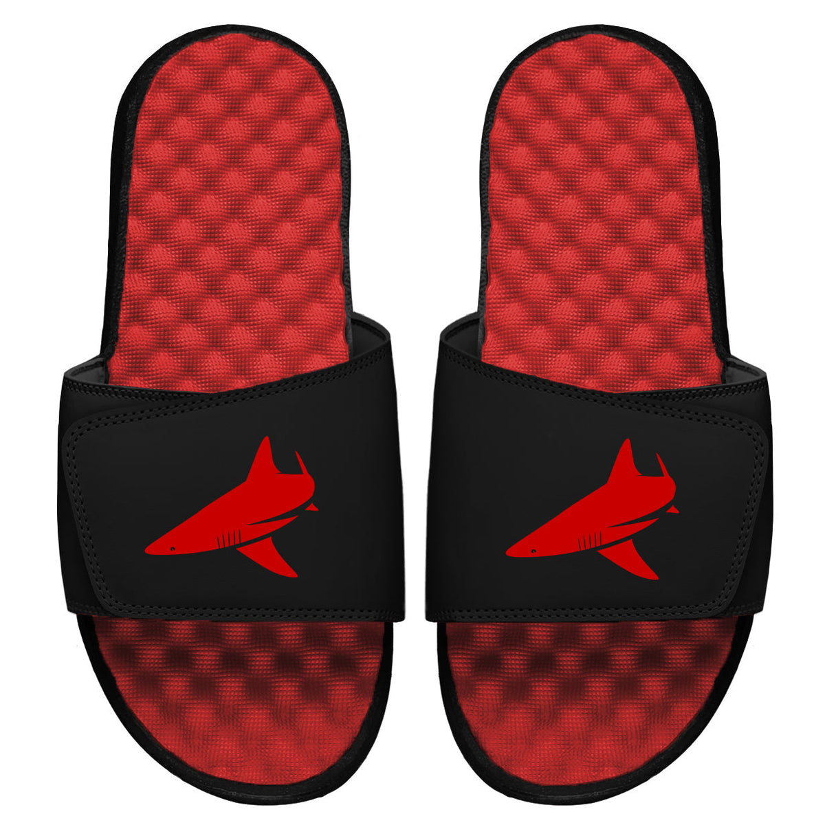 BlacktipH Fishing Shark Logo Slides with EVA Midsole