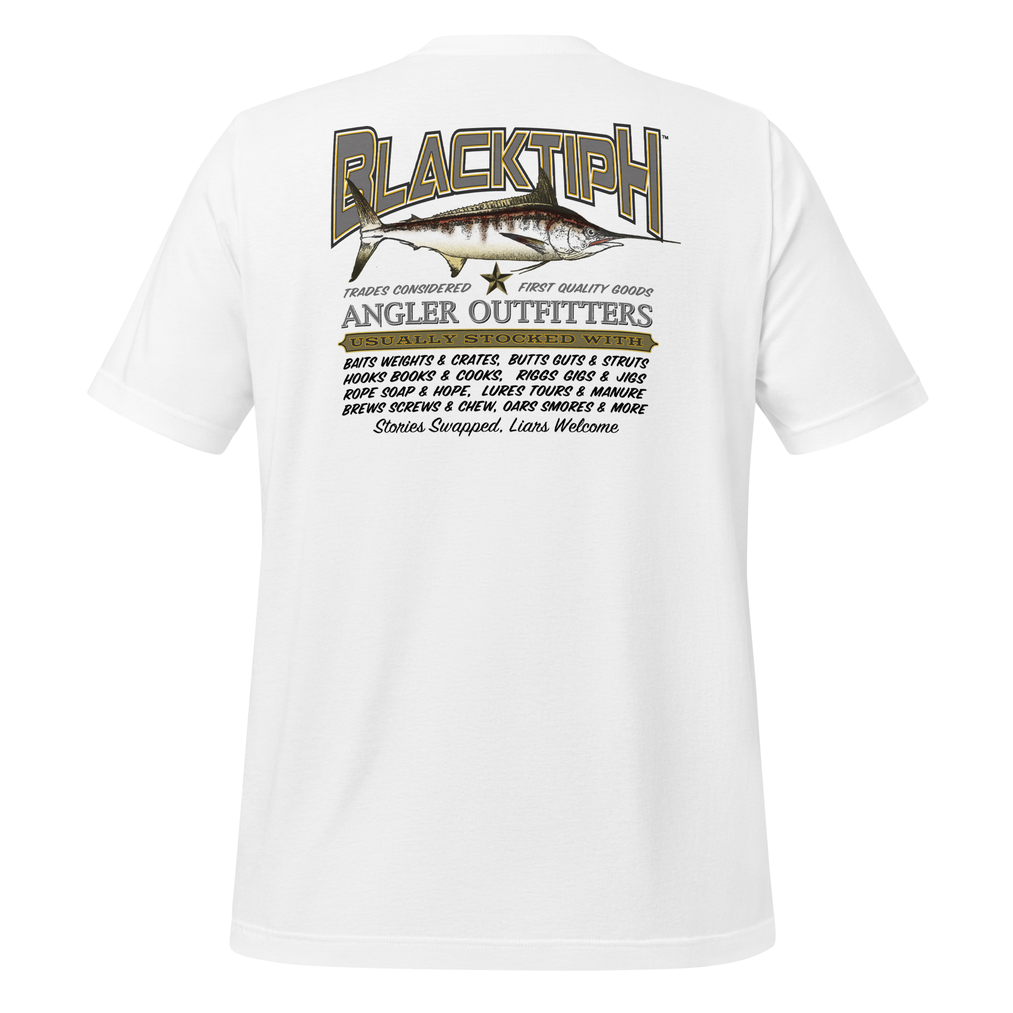 Youth Lifestyle Cotton Blend T-Shirt - Angler Outfitters Design – BlacktipH